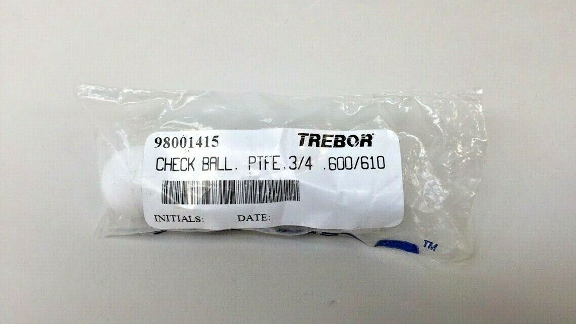 Trebor 98001415 Check Ball PTF 3/4" (Pack Of 4) For 610 620 Pump | eBay