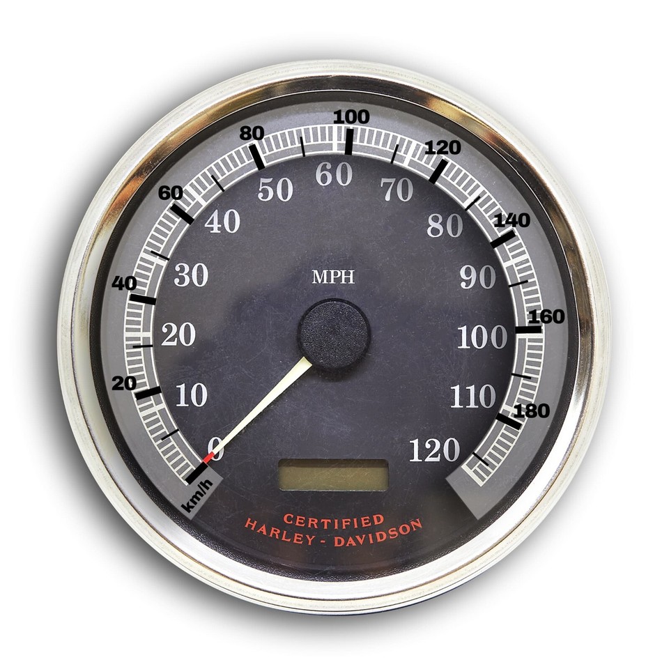 1995 - 2003 Harley-Davidson DYNA speedometer conversion sticker, KM/H ...