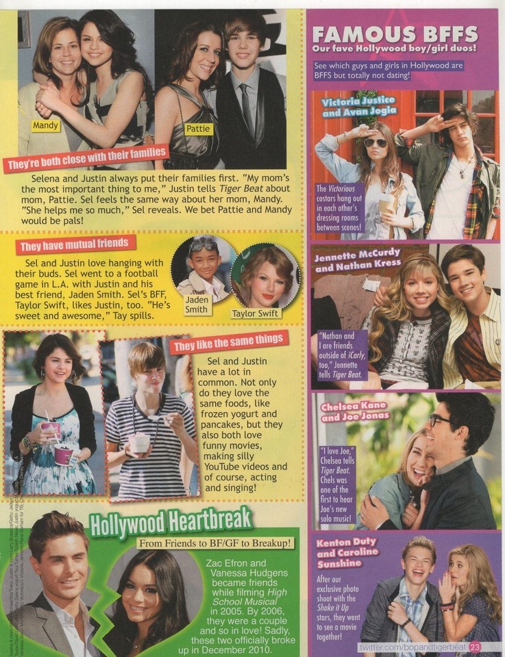 Taylor Lautner pinup Avan Jogia Jennette McCurdy Chelsea Kane Kenton ...