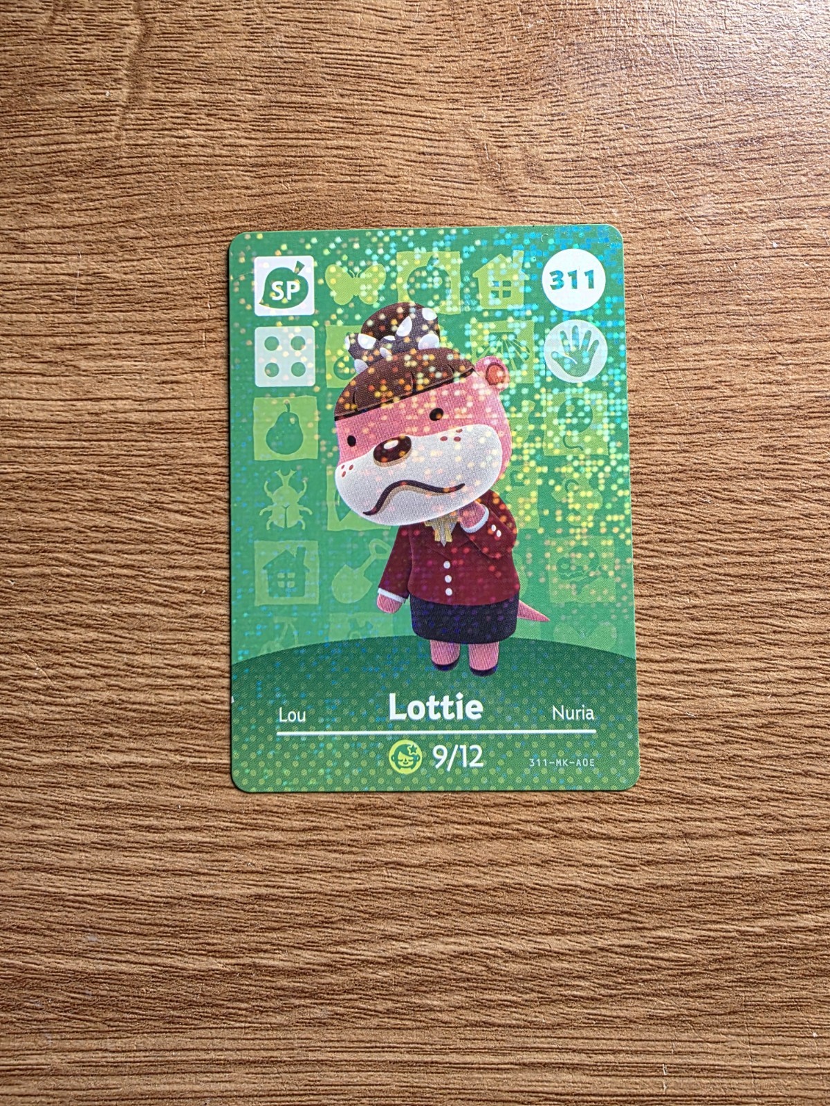 Lottie 311 Animal Crossing Amiibo Nintendo Card | eBay