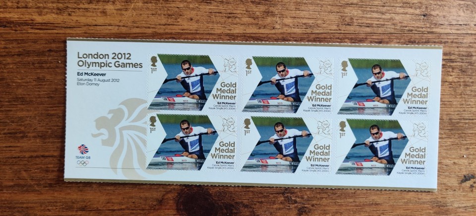 London 2012 Olympic Games Gold Medal Winners Sheets Rowing, Sailing ...