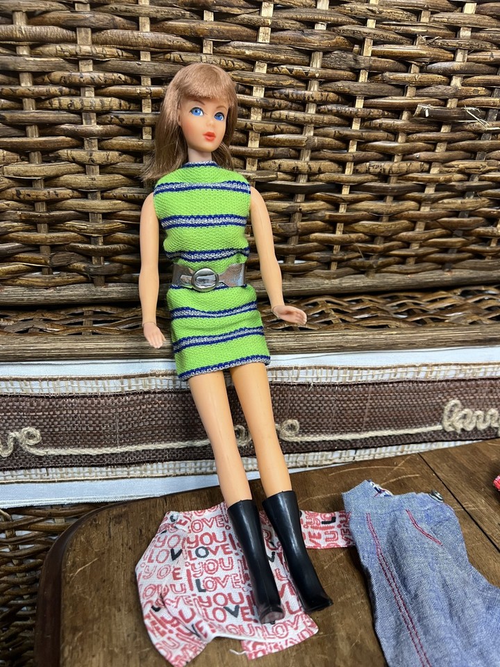 Vintage 1970 Dramatic Living Barbie Doll Red Hair with Clothing Lot | eBay