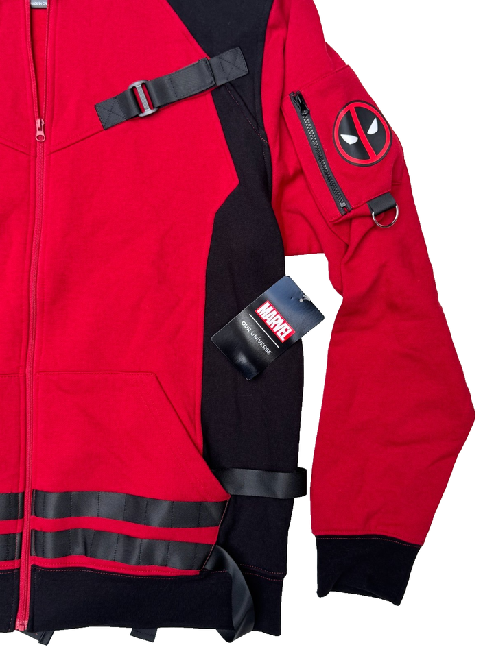 Our Universe Marvel Deadpool & Wolverine Deadpool Color Block Hoodie ...