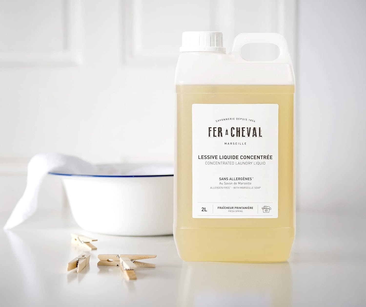 Fer a Cheval Concentrated Laundry Liquid, Allergen Free with Marseille ...