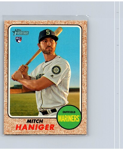 2017 Topps Heritage 3 card lot Mitch Haniger RC Rookie # 676 Seattle ...