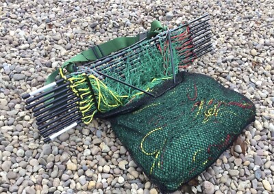 8z 50YRD HEAVY DUTY LONGNET COMPLETE BASKET SYSTEM RABBITING FERRETING ...