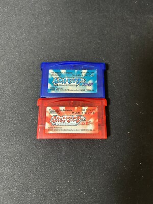 Nintendo Gameboy Advance GBA pokemon Ruby and Sapphire set | eBay