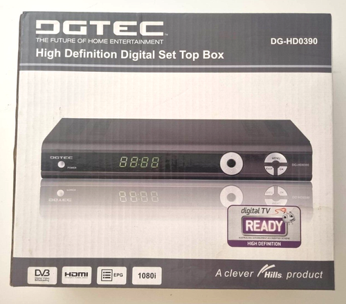 NIB DGTEC DG-HD0390 Digital TV HD HDMI DVB TV Set Top Box Media Player Remote | eBay Australia