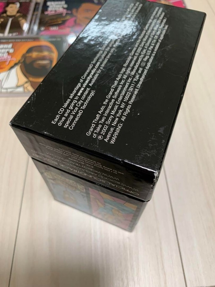 Grand Theft Auto:Vice City Official Sound Track Box Set GTA:VC CD ...