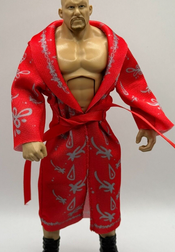 WWE Ric Flair Red Robe Gear Accessory Mattel Figure Clothes 1/12 K4 | eBay