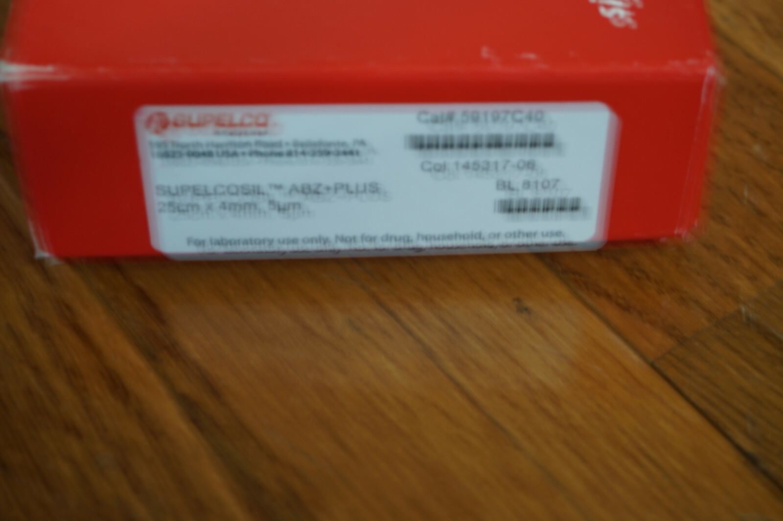 New Supelco SUPELCOSIL ABZ+Plus HPLC LC Column 250 x4 mm 59197C40 | eBay