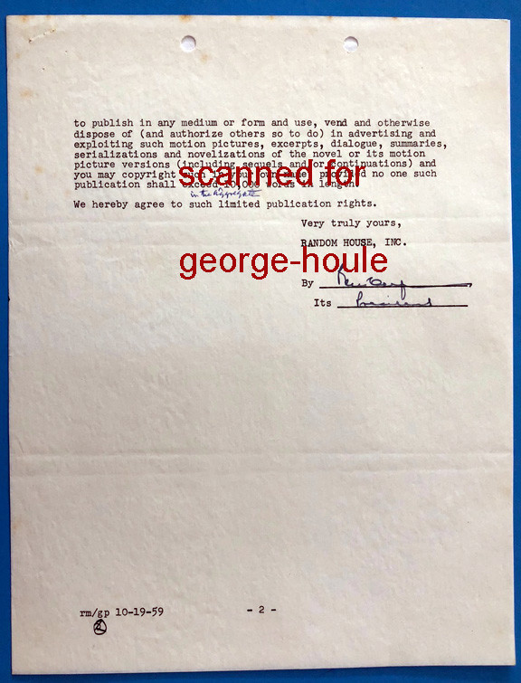 BENNETT CERF - - SIGNED - IRWIN SHAW - RANDOM HOUSE - WHAT'S MY LINE ...