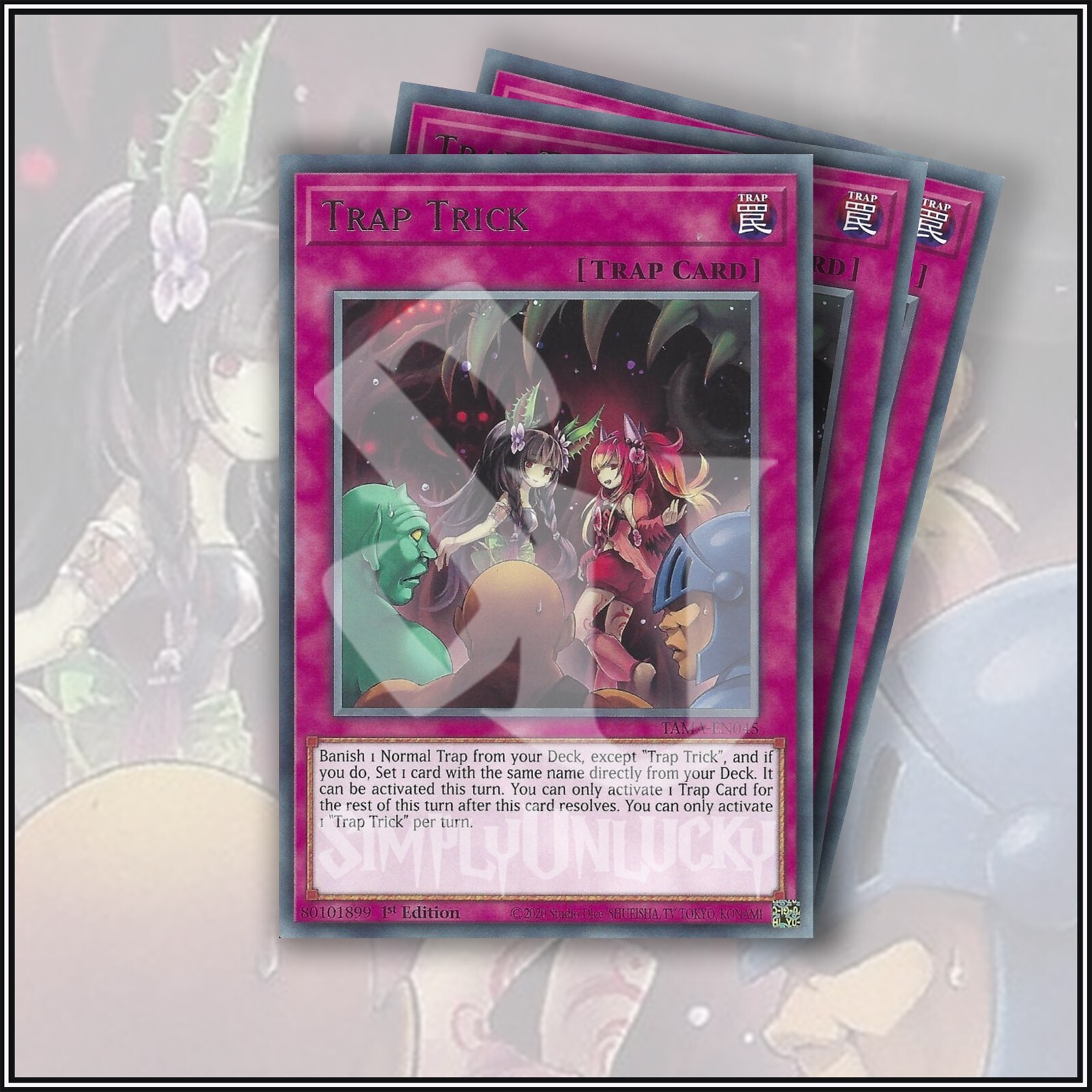 YuGiOh TRAP TRICK x3 | TAMA | POWERFUL RARE CARD | 1ST EDITION 💎 | eBay