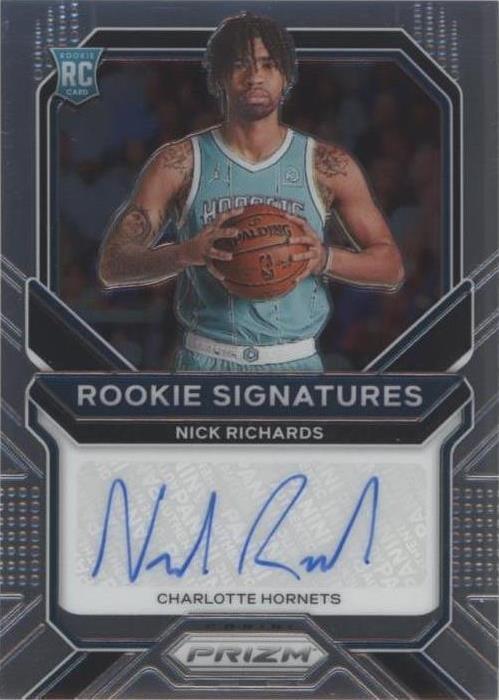 2020-21 Panini Prizm - Rookie Signatures Nick Richards #RS-NRS (AU, RC ...