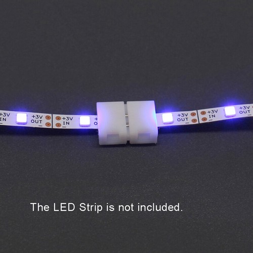 8mm / 10mm LED Lights String Connectors Quick Splice Crimp Light Strip ...