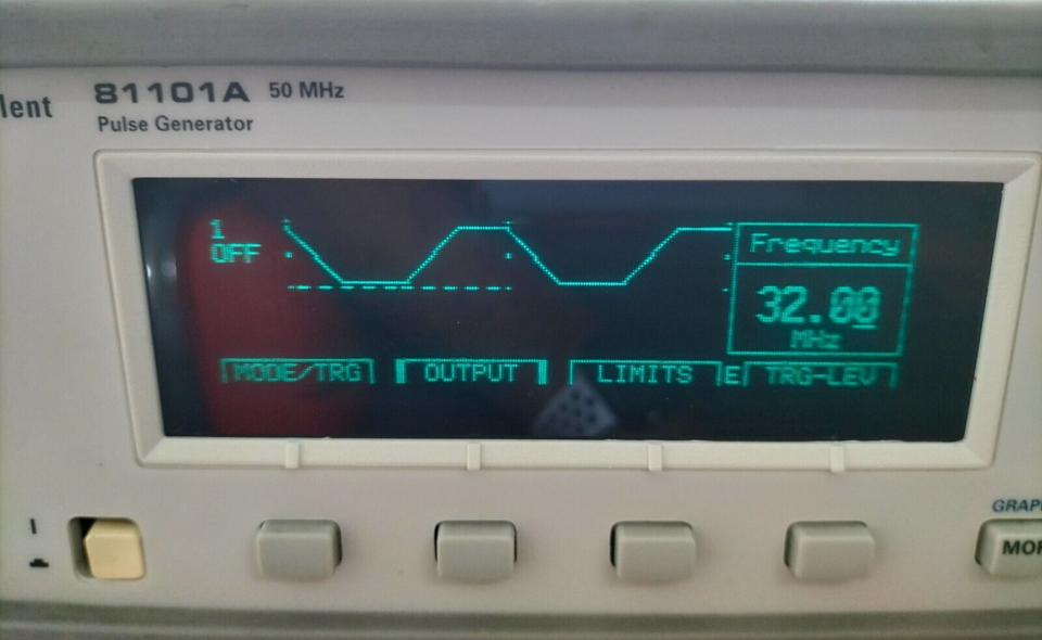 Agilent 81101A Single Channel Pulse Generator 10 V from 50 Ohm BNC ...