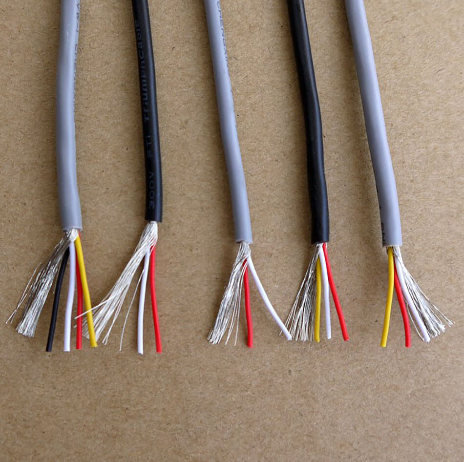 UL 2547 Shielded Cable 2/3/4/5 Cores Audio Headphone Signal Tinned ...