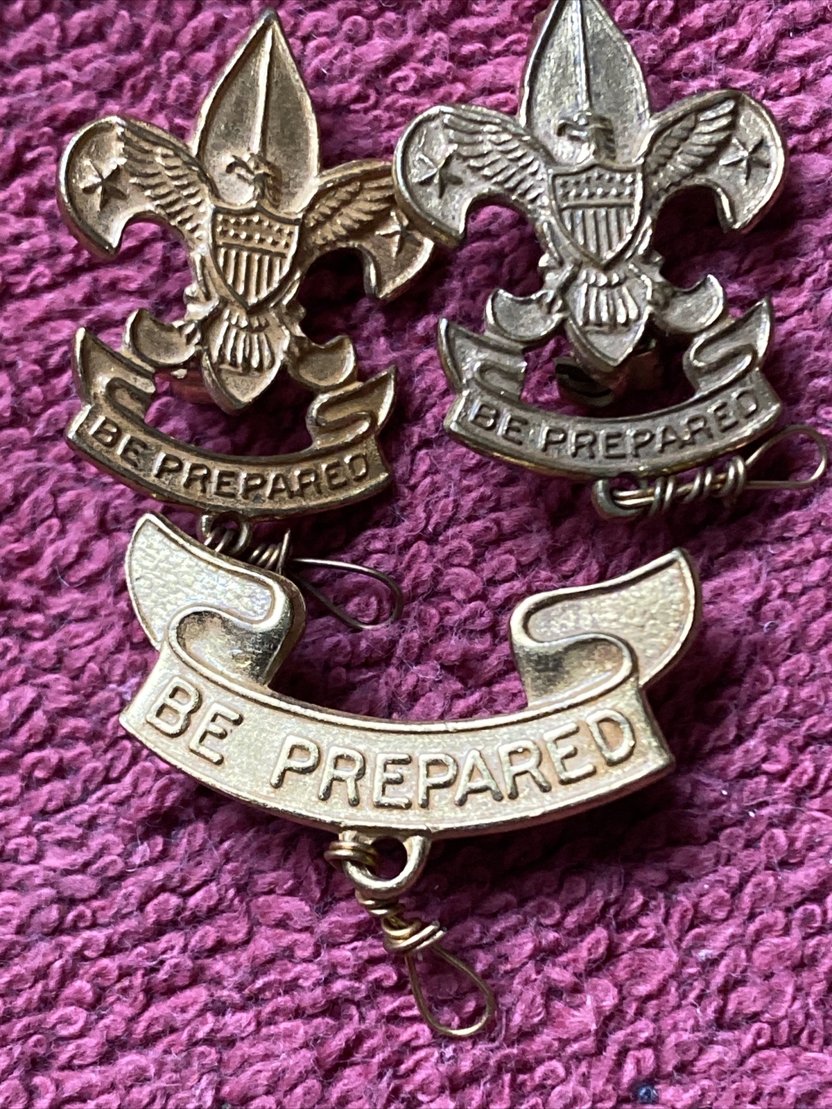 1911 LOT 3 BOY SCOUTS of AMERICA Pins BSA BE PREPARED BADGE | eBay