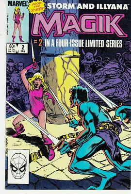 MAGIK #2 1984 NIGHTCRAWLER APP. Z-MEN CAMEO BUSCEMA-p B2/4 -STORM ...