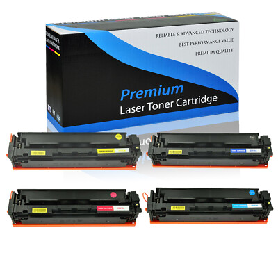 4 PACK CF510A Tone Set for HP 204A Color LaserJet Pro MFP M180nw M181fw ...