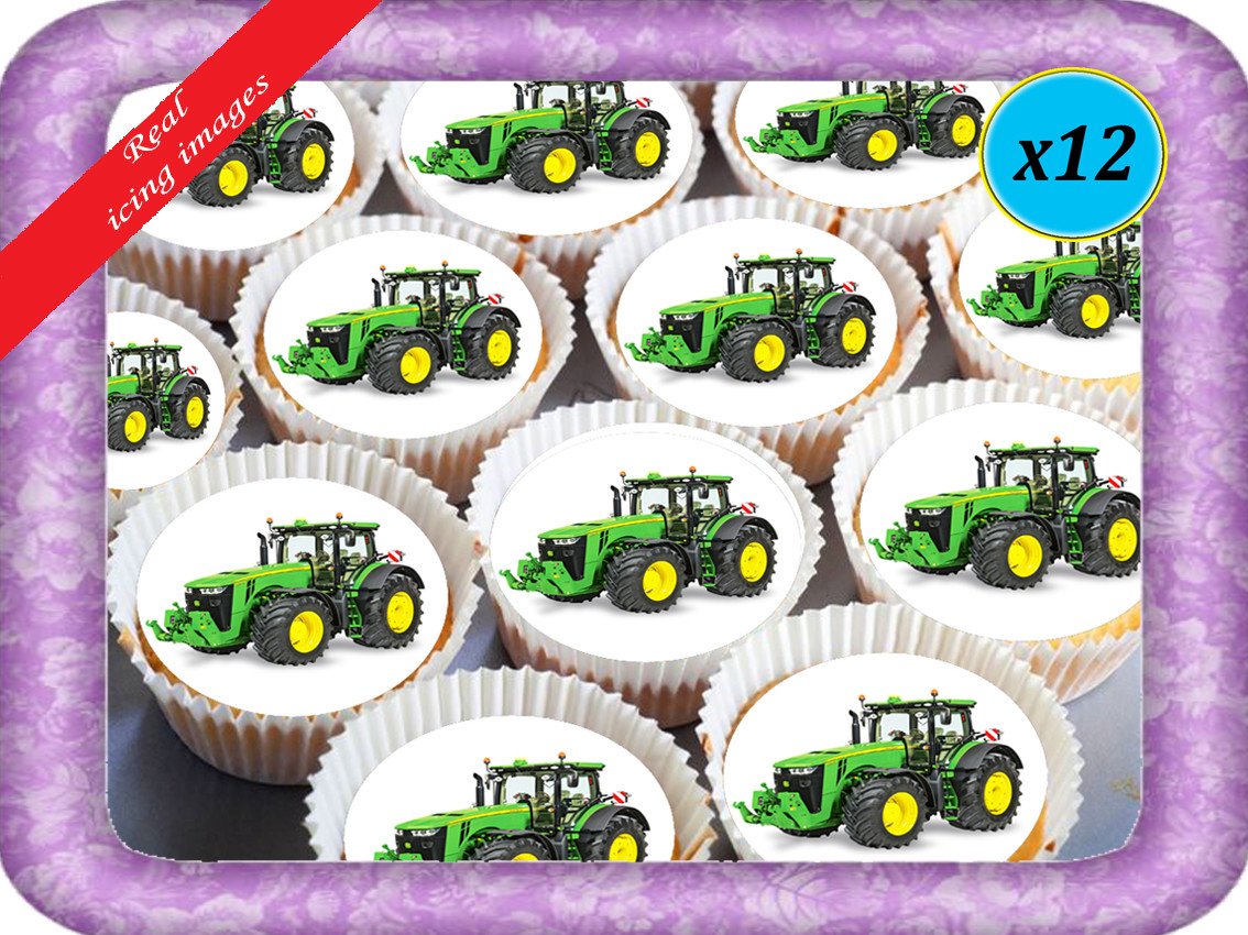 John Deere Cupcake Toppers Printable