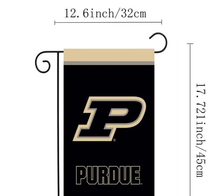 New Purdue Double Sided Garden Flag 12x18 | eBay