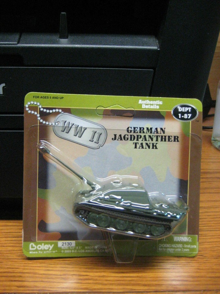 HO BOLEY WW II GERMAN JAGDPANTHER TANK #2130 AUTHENTIC DETAILS | eBay