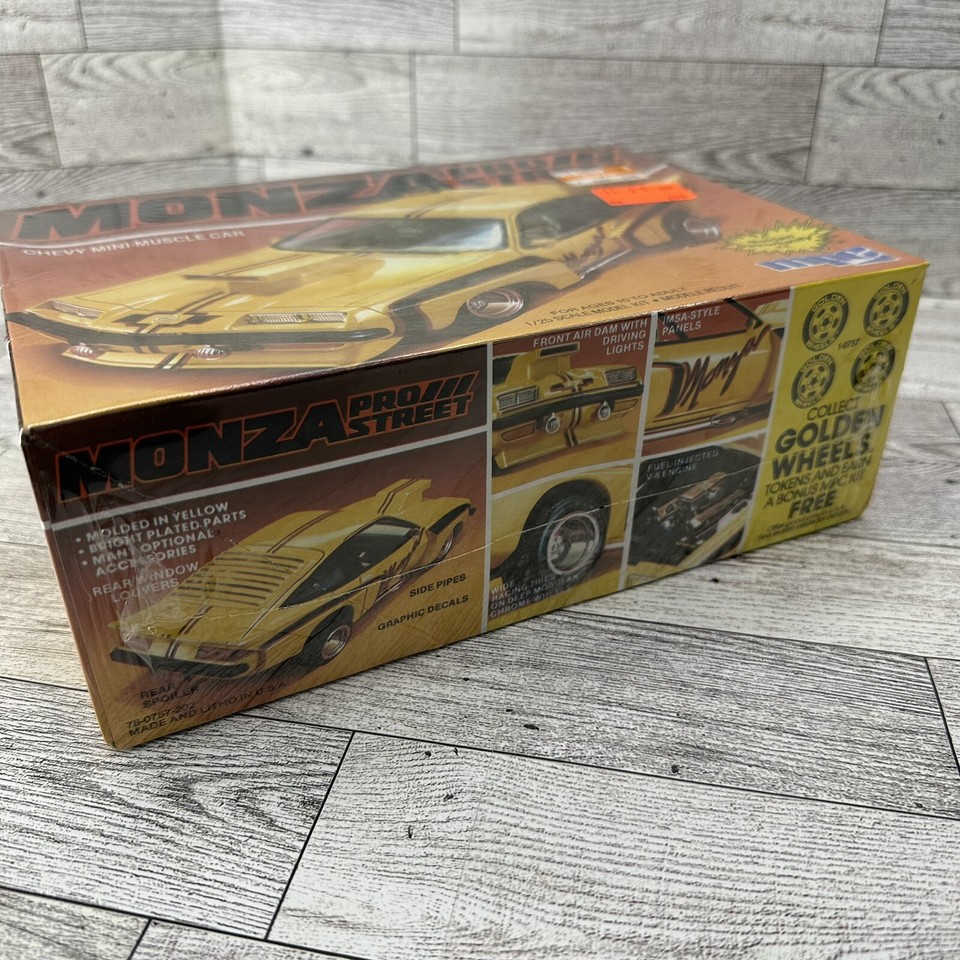 Vtg MPC 1984 Chevy Monza Pro Street Factory Sealed Model Kit 1:25 1 ...