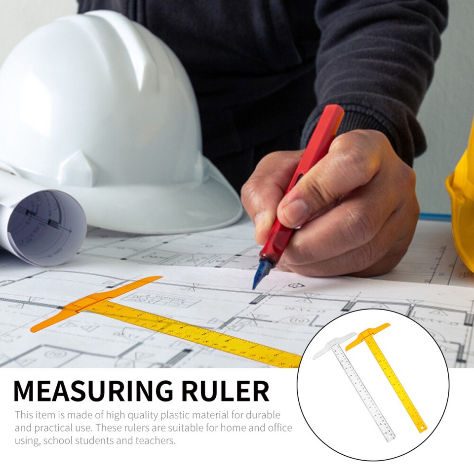 2PCS flexible ruler for sewing Clear Drawing Ruler Tee Ruler Measuring ...