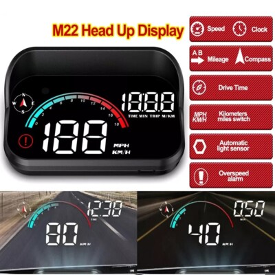 Digital Speedometer Universal GPS Car HUD Head Up Display Car Hud ...