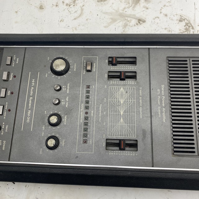 Vintage Panasonic Cockpit Stereo Cassette Rm-310 Overhead Rat Rod 1970s ...