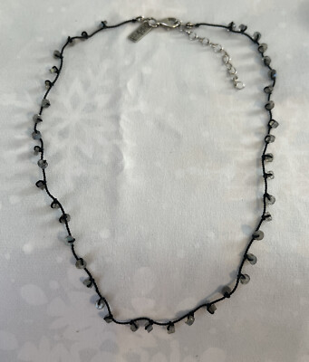 Daidra Labradorite Hand Knotted Necklace 16" w/ Extender | eBay