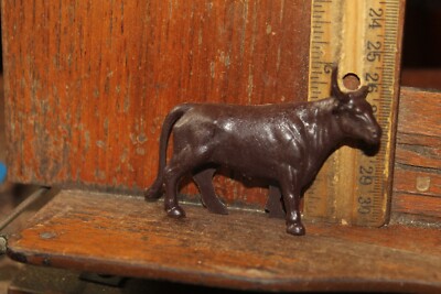 Vintage Western Figures Hard Plastic Bull (Broken Horn) | eBay