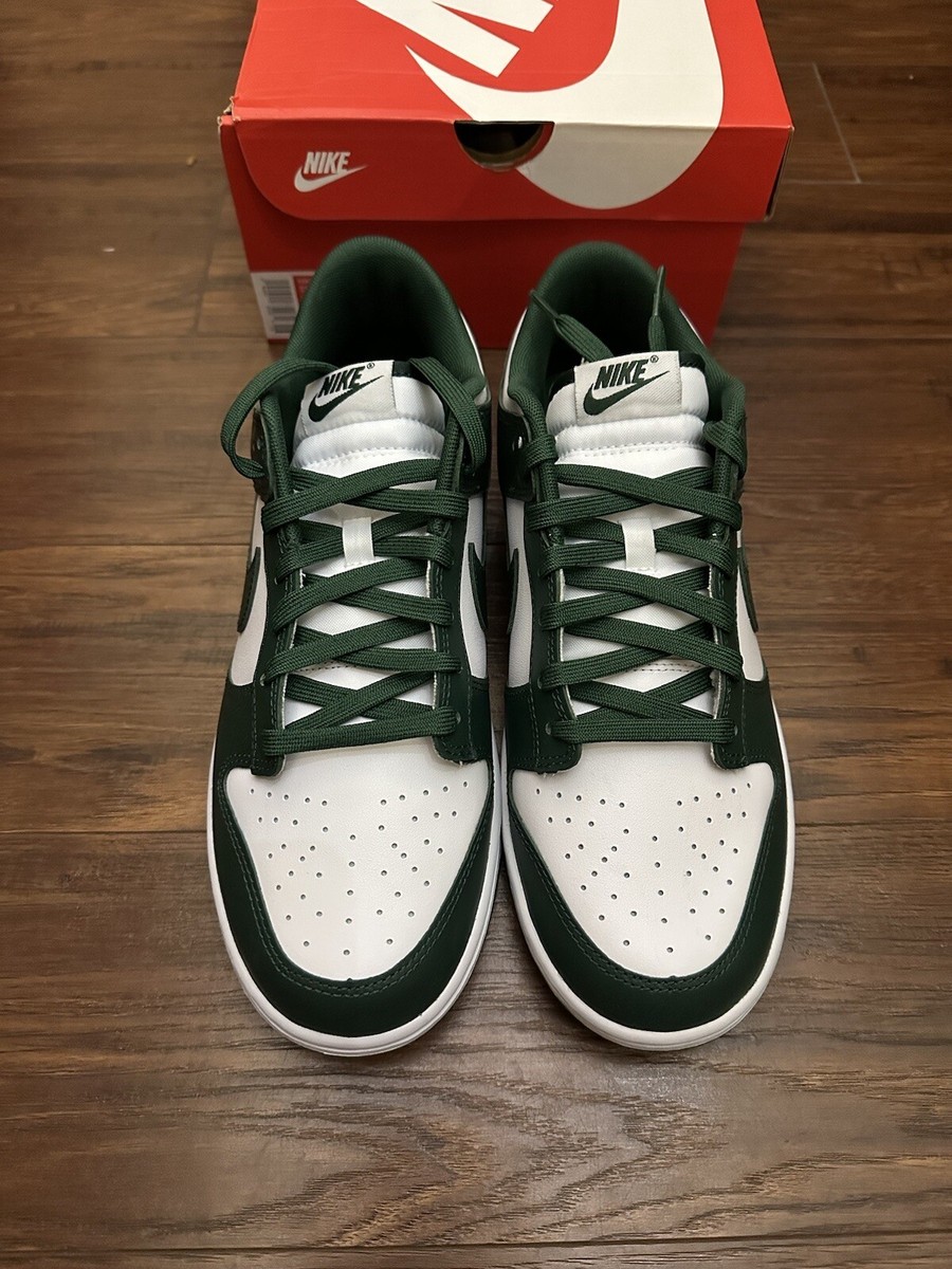 Nike Dunk Low Michigan State Varsity Green DD1391-101 Mens Nike Dunk Low Michigan State Varsity Green DD1391-101 Mens