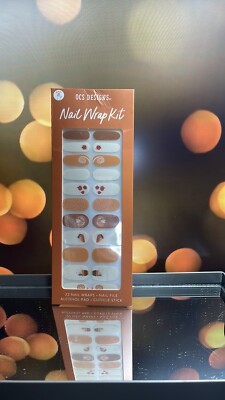 OCS Designs 22 Nail Wrap Kit ~ Style Pumpkin Spice ~ BNIB STILL SEALED ...