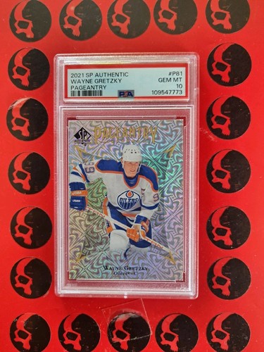 2021-22 Wayne Gretzky SP Authentic Pageantry PSA 10 #P81 Edmonton Oilers UD | eBay