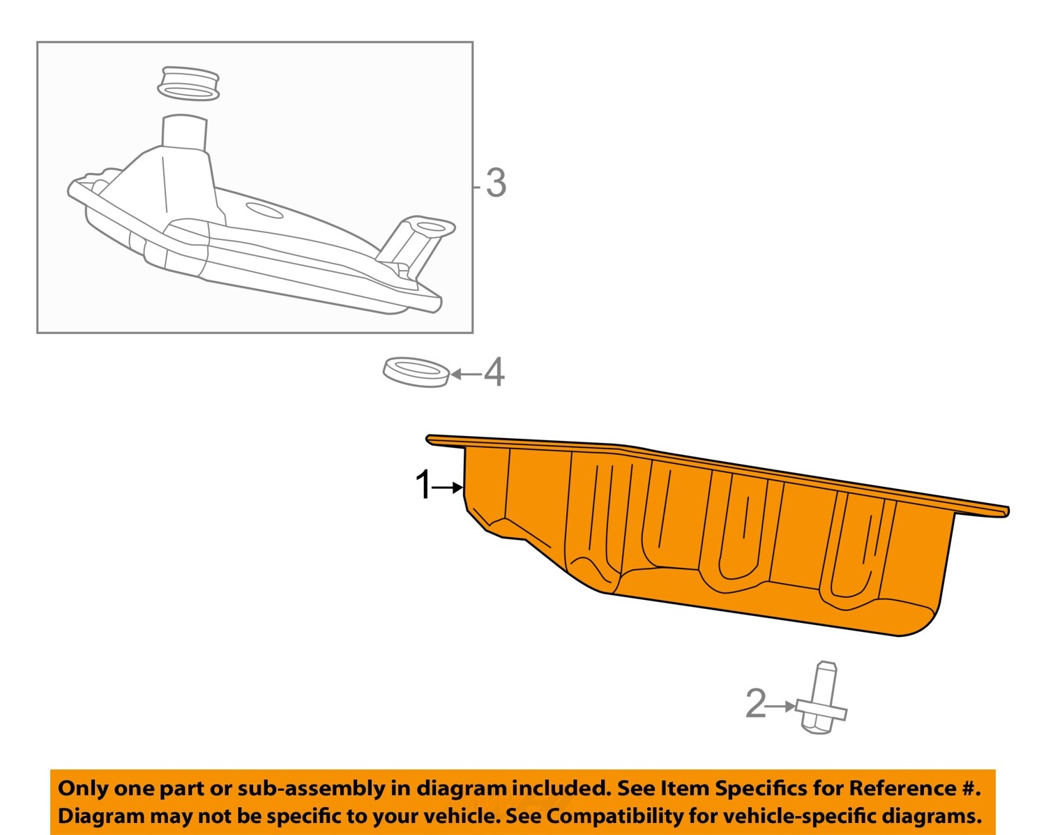 Chrysler+5078556AA+Genuine+OEM+Factory+Original+Trans+Pan for sale ...