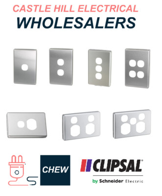 Clipsal Classic Brushed Aluminium Cover Plates 1-4 Gang + GPOS | eBay ...