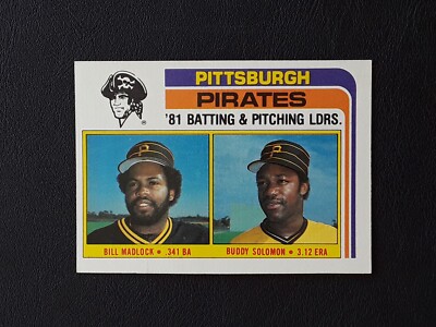 1982 Topps Pittsburgh Pirates 1981 Batting & Pitching LDRS Baseball ...