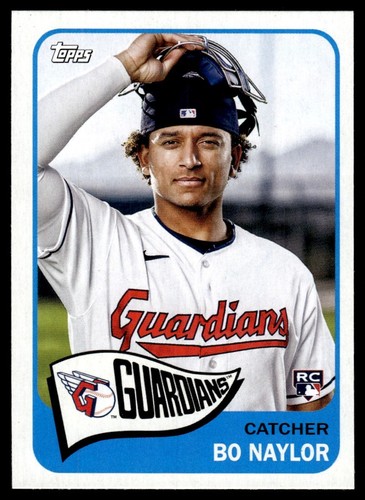 Bo Naylor 2023 Topps Archives Rookie 1965 Card RC #133 Cleveland ...