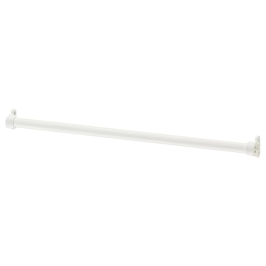 IKEA KOMPLEMENT White Clothes Rail 29.5 in Or 75cm Rail Wardrobe 402. ...