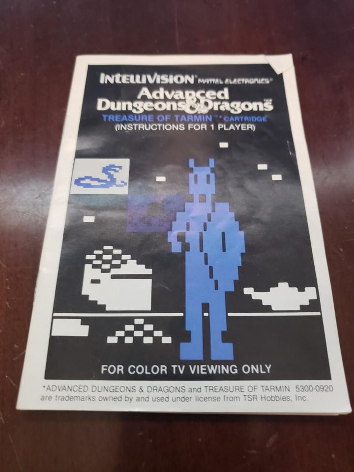 Intellivision Overlay Game Manual and Catalog Lot - Pick Your Favs ...