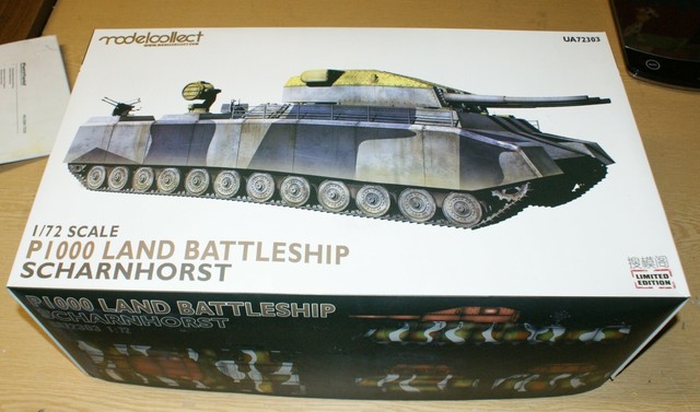 Modelcollect Ua72303 - 1/72 German WWII P.1000 ratte Scharnhorst 1945 ...