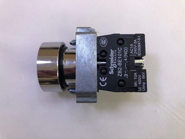XB2BA21C Schneider Momentary Black Push Button Switch (ZB2-BZ101+ ZB2 ...