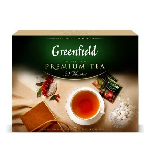 Greenfield Premium Tea Collection 30 Varieties Set Black and Green ...