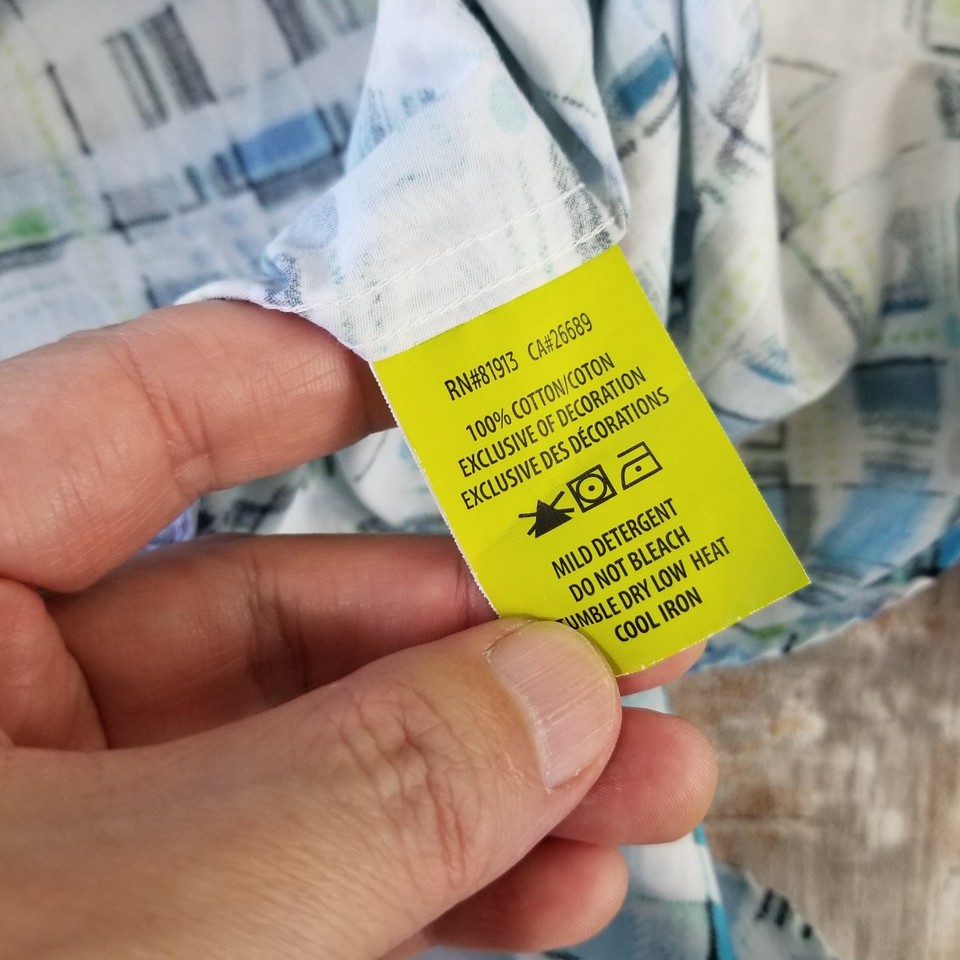 Robert Graham button Shirt Size L Mens Long sleeve Geometric | eBay