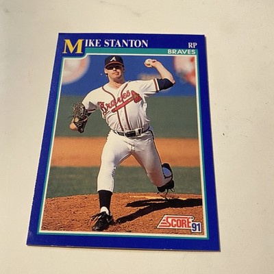 1991 Score - Mike Stanton #468 - MLB Baseball Trading Card | eBay