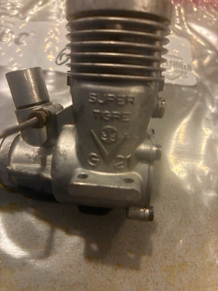 63. Supertigre 35 Control Line Stunt C/l R/c Model Airplane Engine | eBay