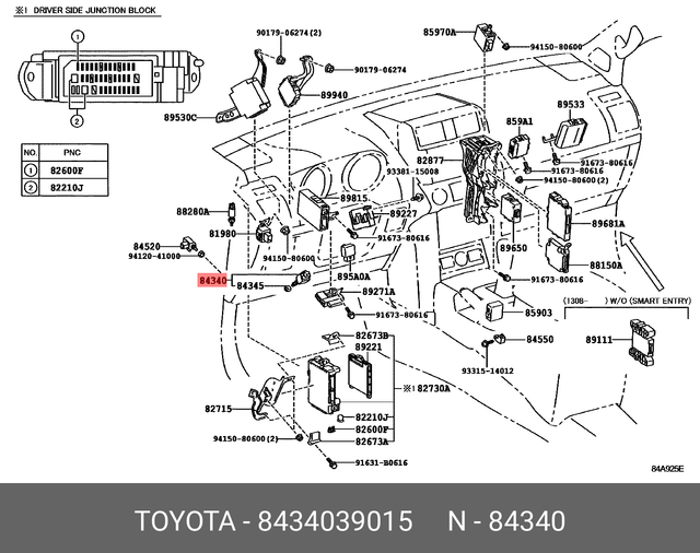 Genuine OE switch assy stop lamp 8434039015 for TOYOTA 84340-39015 ...