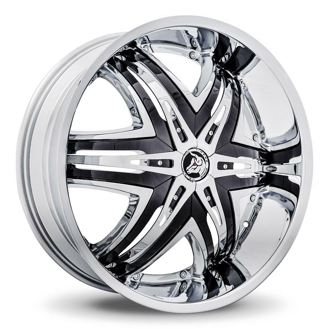 22 inch 22x8.5 DIABLO ELITE G2 Chrome wheel rim 5x120 +38 | eBay